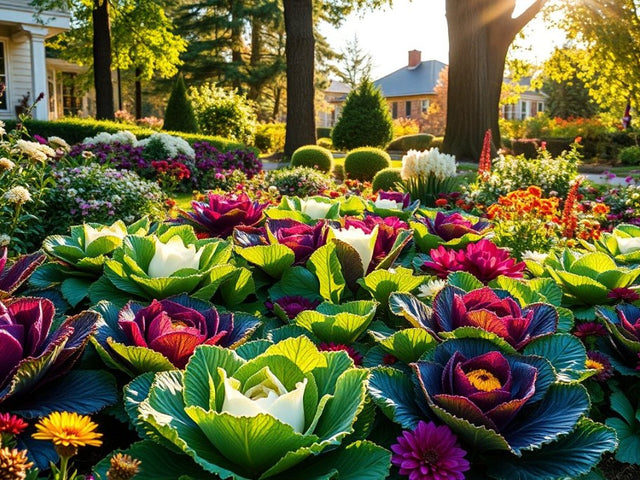 Creating a Fall Garden with Ornamental Cabbage – Plantology USA